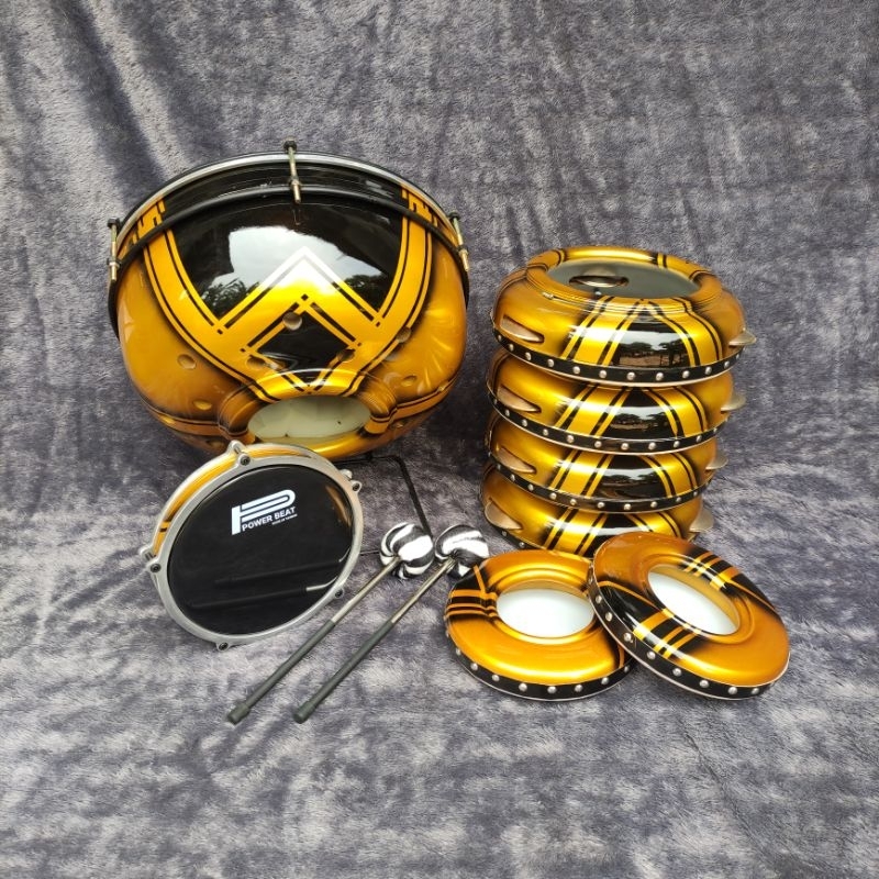 Jual Rebana Hadroh Albanjari // Rebana Jepara Motif // Hadrah Satu ...