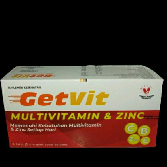 Jual GetVit MULTIVITAMIN & ZINC | Shopee Indonesia