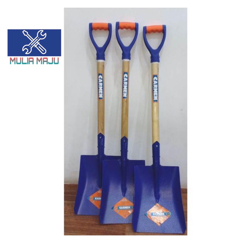 Jual SEKOP PASIR CARMEN /sekop pasir gagang kayu carmen | Shopee Indonesia