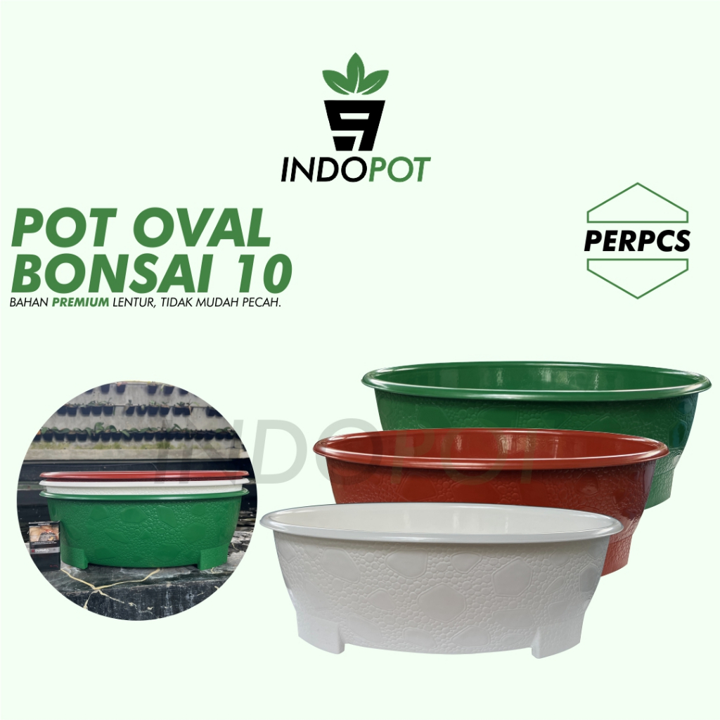 Jual Pot Bonsai Besar Oval 10 Budi Jaya Plastik Pot Tanaman Bonsai Pot ...
