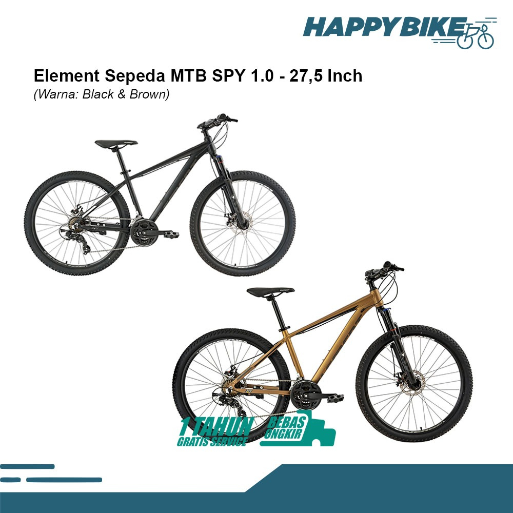 Jual Element Sepeda Mountain Bike Spy 1.0 27" 8 Speed Alloy | Shopee ...