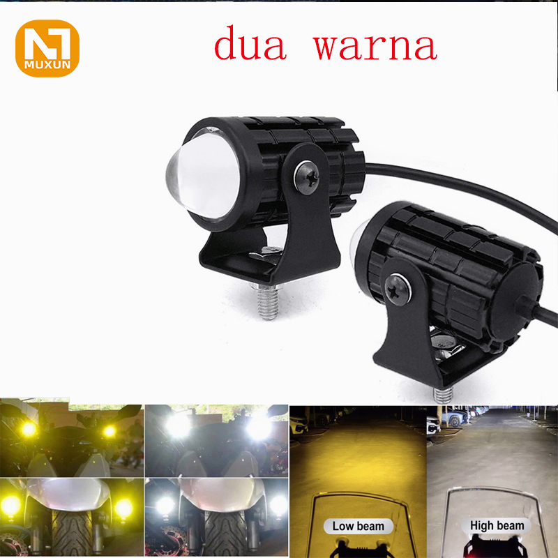 Jual Headlamp Lampu Sorot Sepeda Motor Led Lampu Tembak Laser Led Mini ...