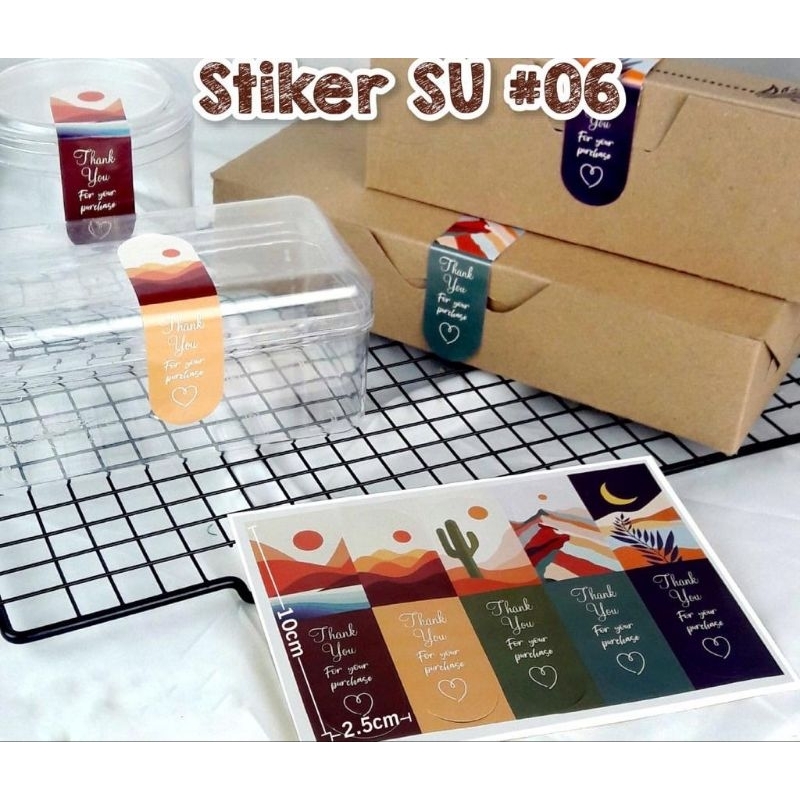 Jual Sticker Seal SU #06 / Stiker Dus Box Kemasan Packing / Sticker ...