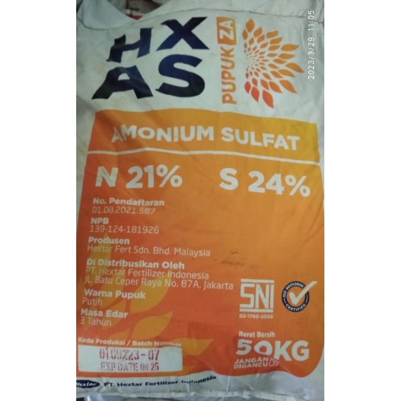 Jual PUPUK ZA AMONIUM SULFAT 50 KG | Shopee Indonesia