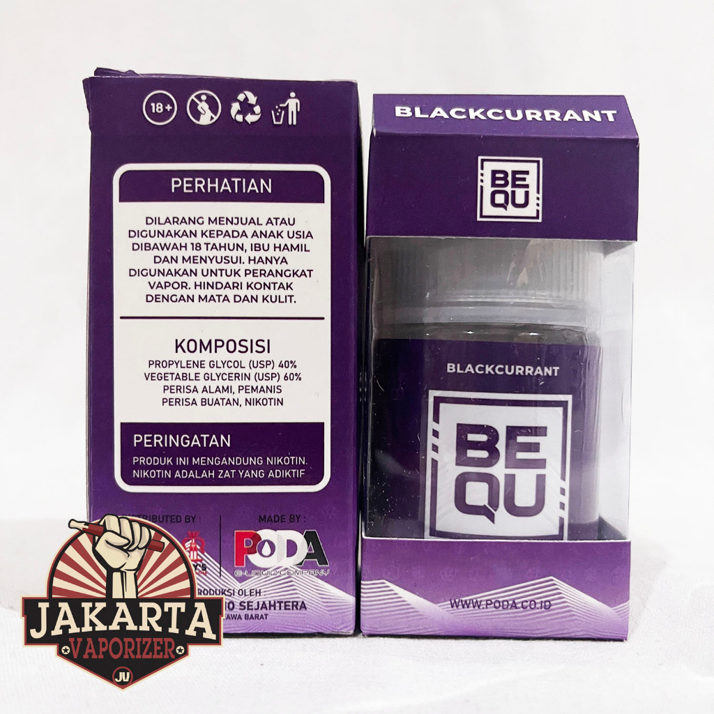 Jual BEQU BLACKCURRANT 60ML 3MG BY RAYS DISTRIBUTION X FVS | Shopee ...