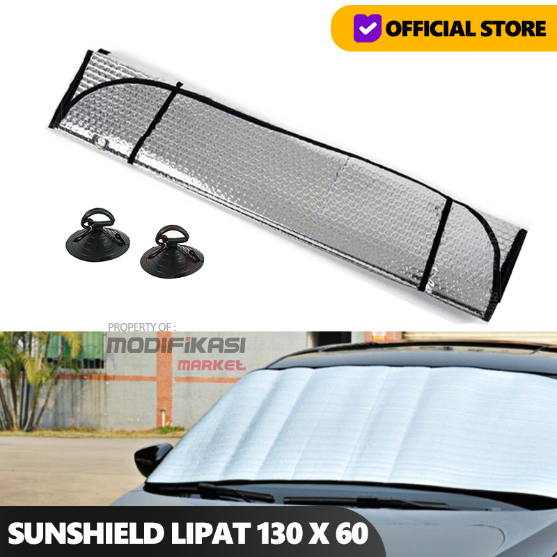 Jual SUN SHIELD SUNSHIELD PELINDUNG PANAS MOBIL TABIR SURYA MOBIL 130 X ...