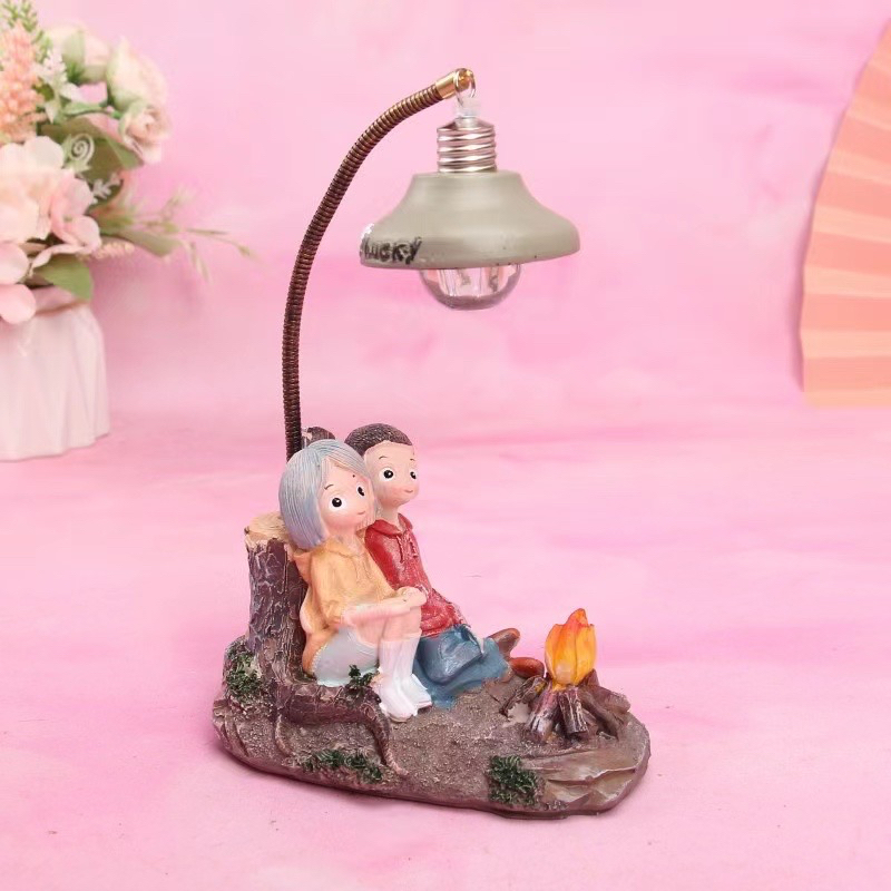 Jual Lampu Hias Kamar Tidur New Creative Resin Cartoon Totoro /Doraemon ...