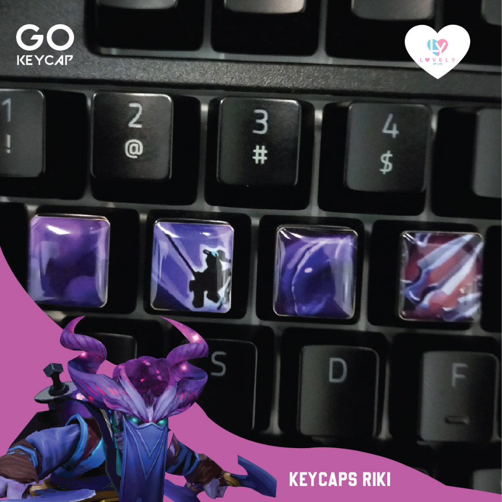 Jual Keycaps PBT Dota 2 Riki Ability | GO KEYCAPS | Shopee Indonesia