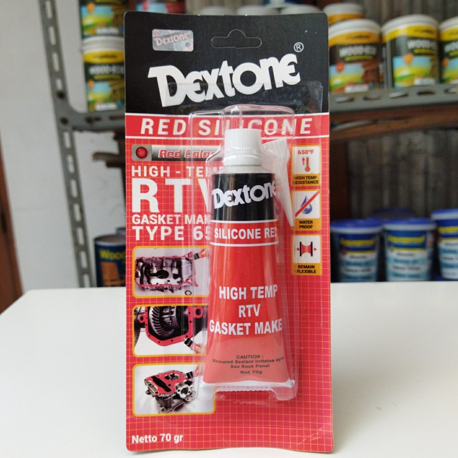 Jual Lem Silicone Merah Tube Besar Silikon Red Gasket Hi Temp | Shopee ...