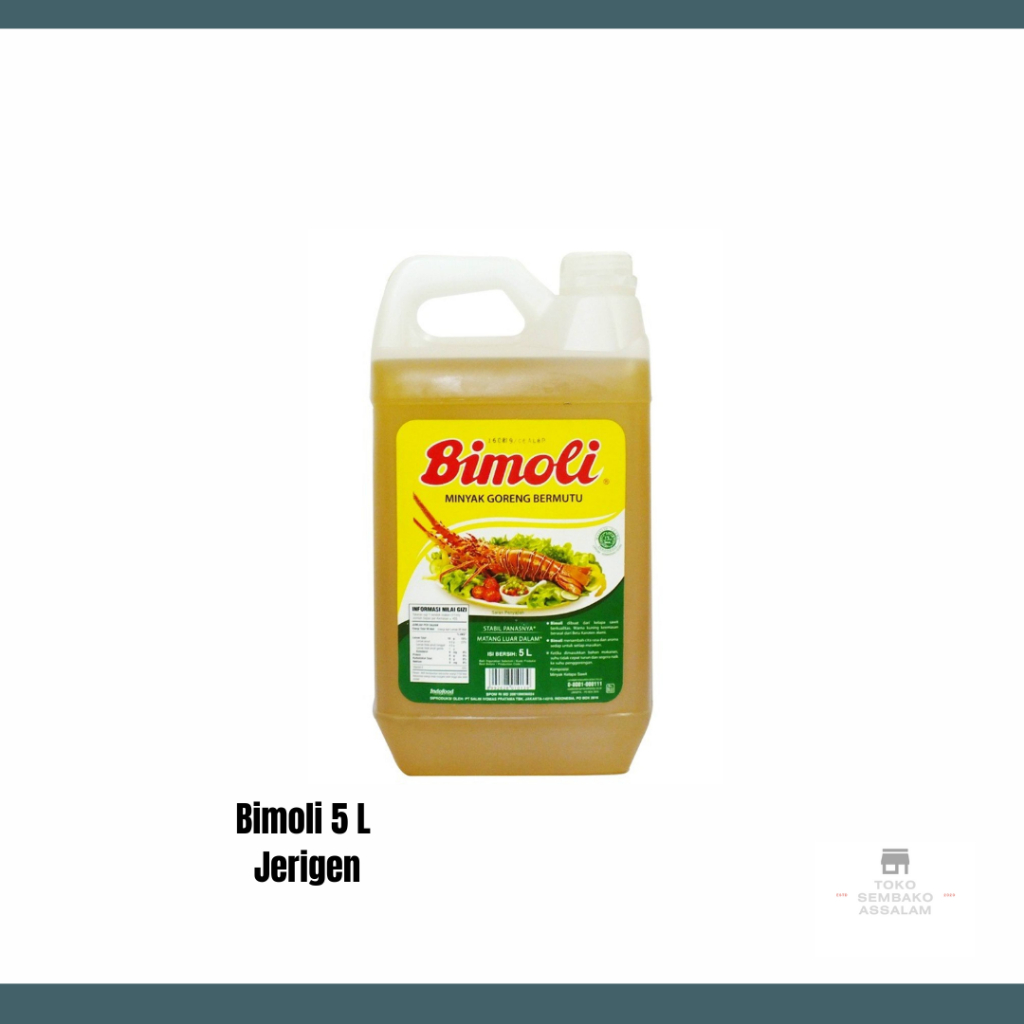 Jual Minyak goreng bimoli 5 liter / Minyak bimoli jrigen 5 l / Minyak ...