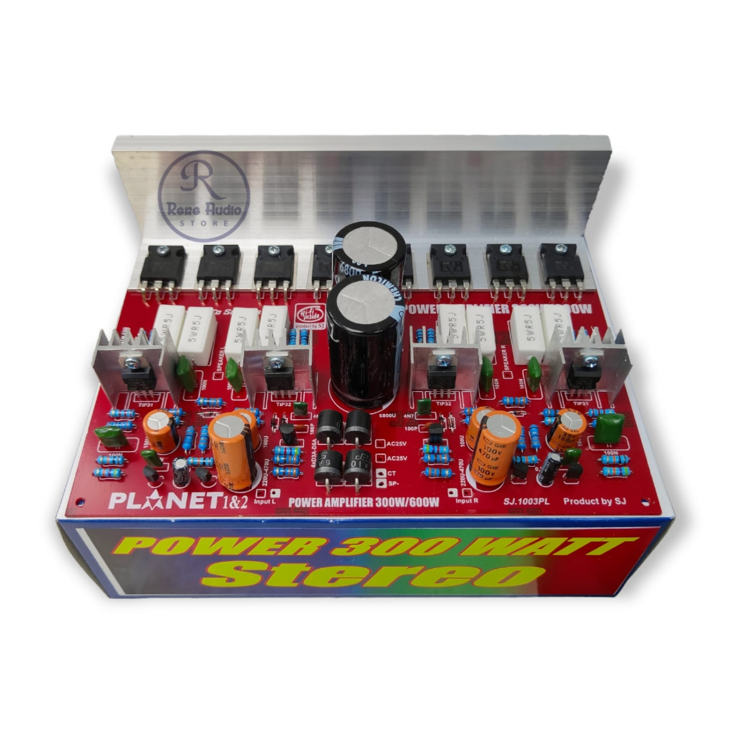 Jual Kit Power Amplifier 300W Stereo power 300 watt + Heatsink tebal | Shopee Indonesia