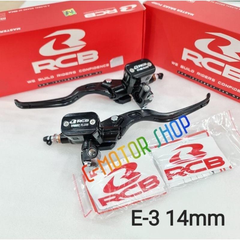 Jual MASTER REM RCB E3 E 3 KOTAK 14MM SEPASANG KIRI KANAN NMAX OLD NMAX ...