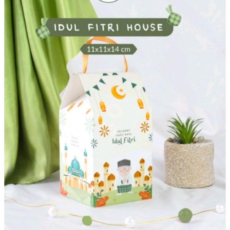 Jual TP2 Idul Fitri Box Lebaran 2 Toples 300gr 350gr HT112 kotak Box Kue Kering Idul Fitri Navy ...