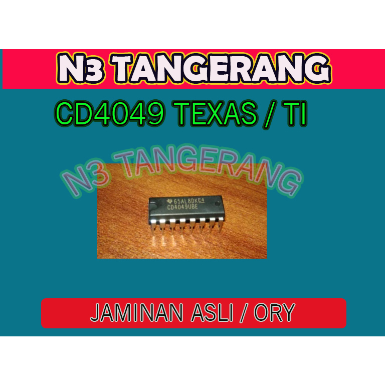 Jual CD4049 TEXAS IC 4049 ORY | Shopee Indonesia