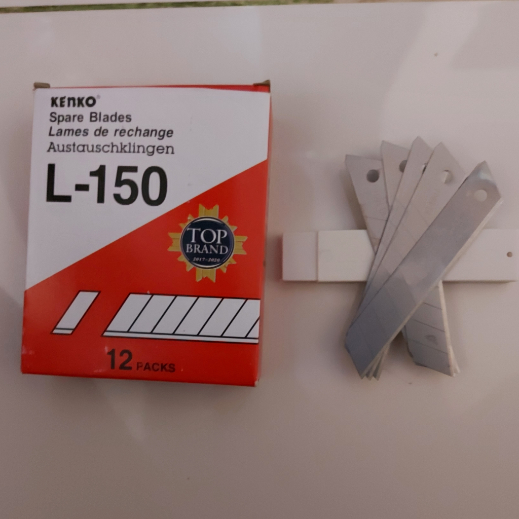 Jual Refill isi cutter silet besar Kenko L 150 Blade L 500 | Shopee ...