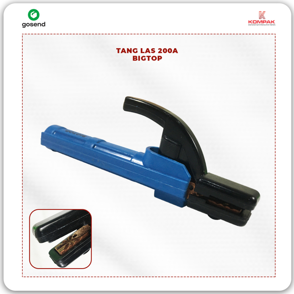 Jual TANG LAS Welding Stang Gagang Pegangan Kawat Las Kecil 200A 200 Ampere - BIGTOP NICHOLEX ...