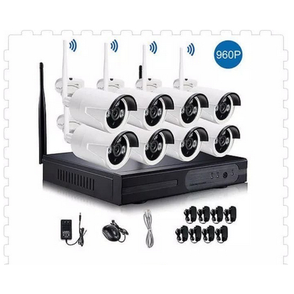 Jual PAKET NVR KIT 8CH FuII HD Outdoor Nirkabel Wireless 8 Camera 8 cam ...
