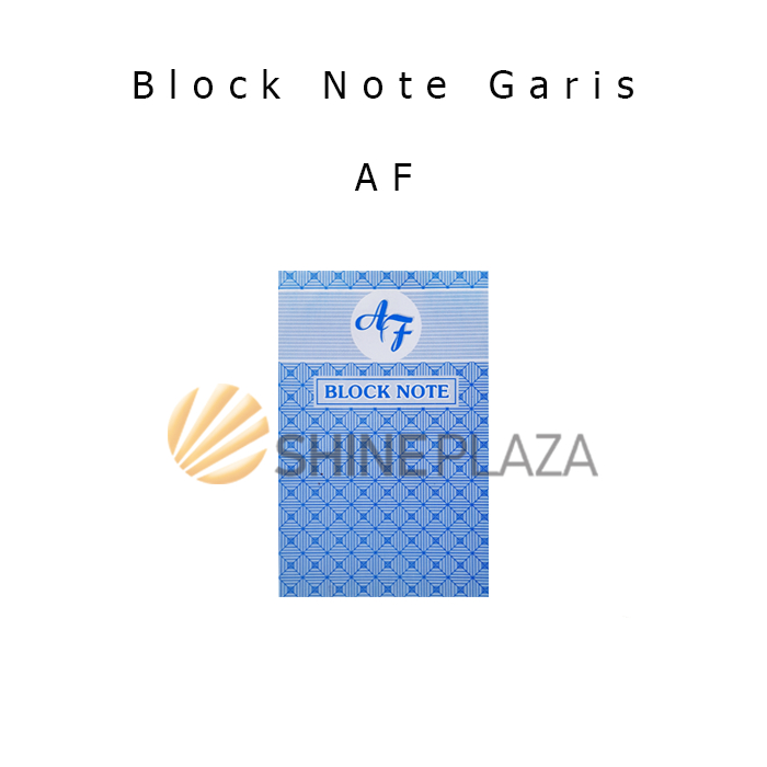 Jual Block Note A6 Garis AF - Writing Pad Buku Tulis Acara Meeting ...