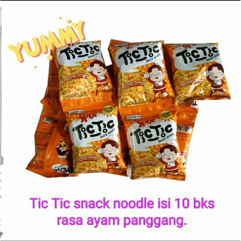 Jual tictic mi snack noodle isi 10 bks | tic tic mie | Shopee Indonesia