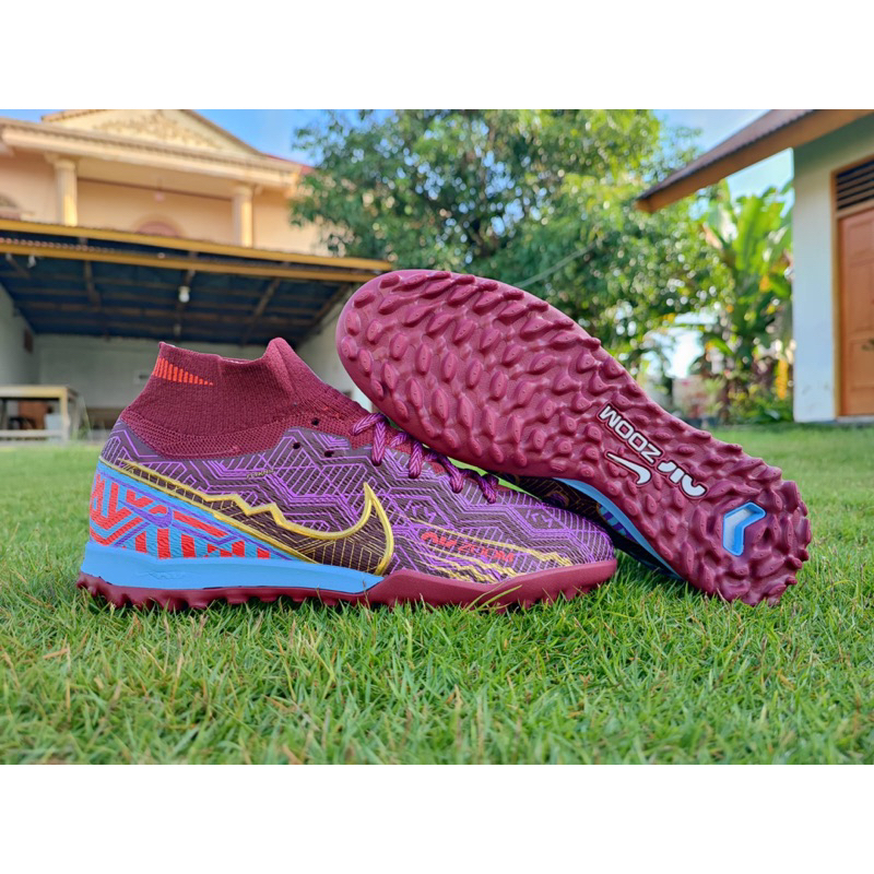 Jual Sepatu Futsal Nike Zoom Mercurial Superfly 9 Elite Mbappe Purple ...