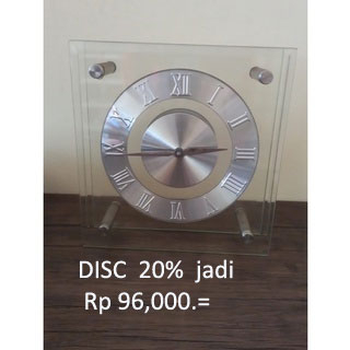 Jual Jam Analog Jam Meja Skeleton Meja Kaca | Shopee Indonesia