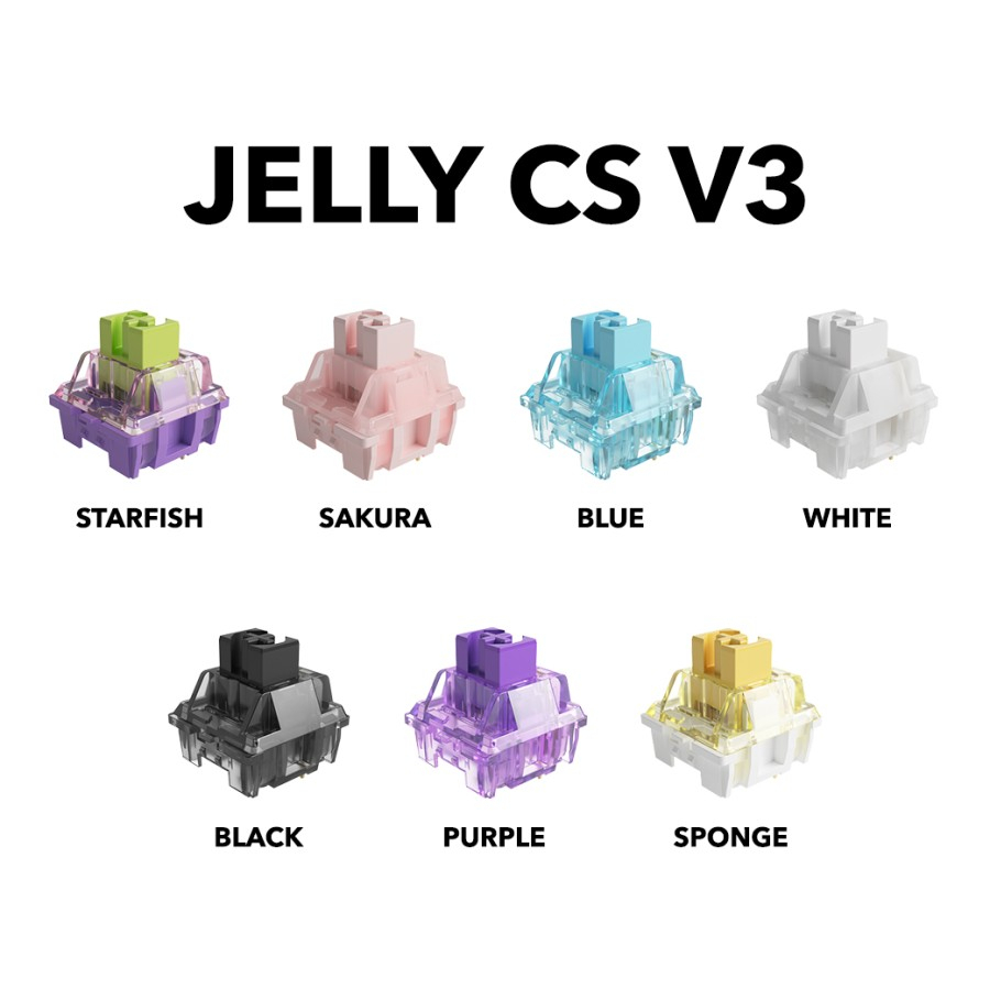 Jual Akko CS V3 Jelly Switch for Mechanical Keyboard (1 Pcs) | Shopee ...