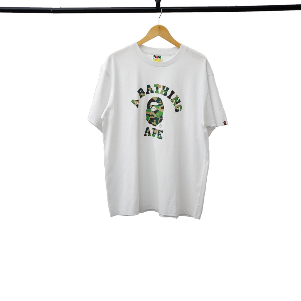 Jual BAPE ARMY HEAD FONT LOGO IN WHITE | Shopee Indonesia