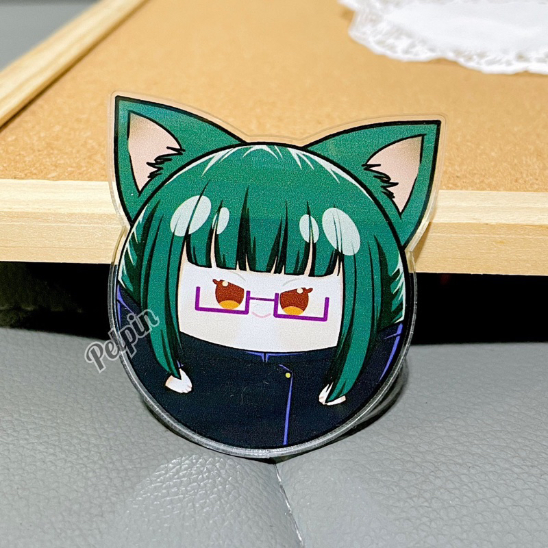 Jual pop socket anime jujutsu kaisen Popsocket akrilik gojo satoru ...