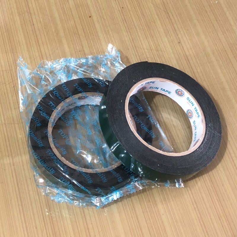 Jual double tape hijau sun tape/ doubletip busa hijau 1" x 5 m/ double ...