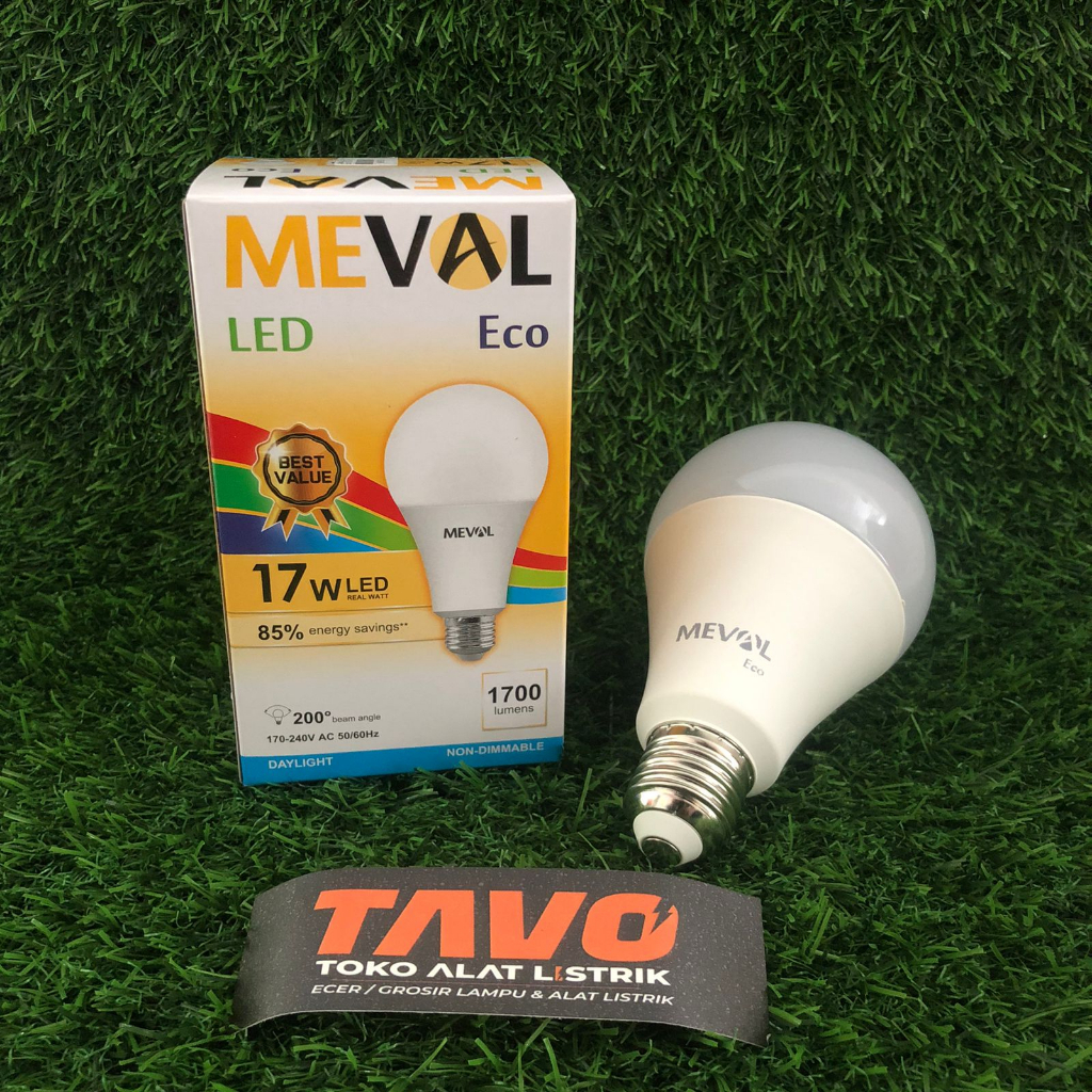 Jual MEVAL LAMPU LED BULB ECO 17 WATT | Shopee Indonesia
