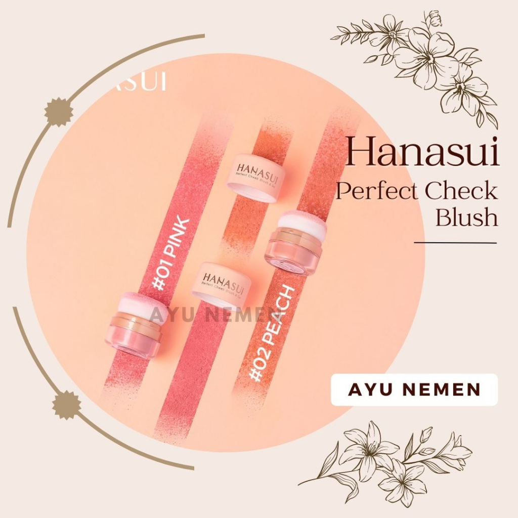 Jual HANASUI PERFECT CHEEK BLUSH & GO / HANASUI BLUSH ON / BLUSH ON ...