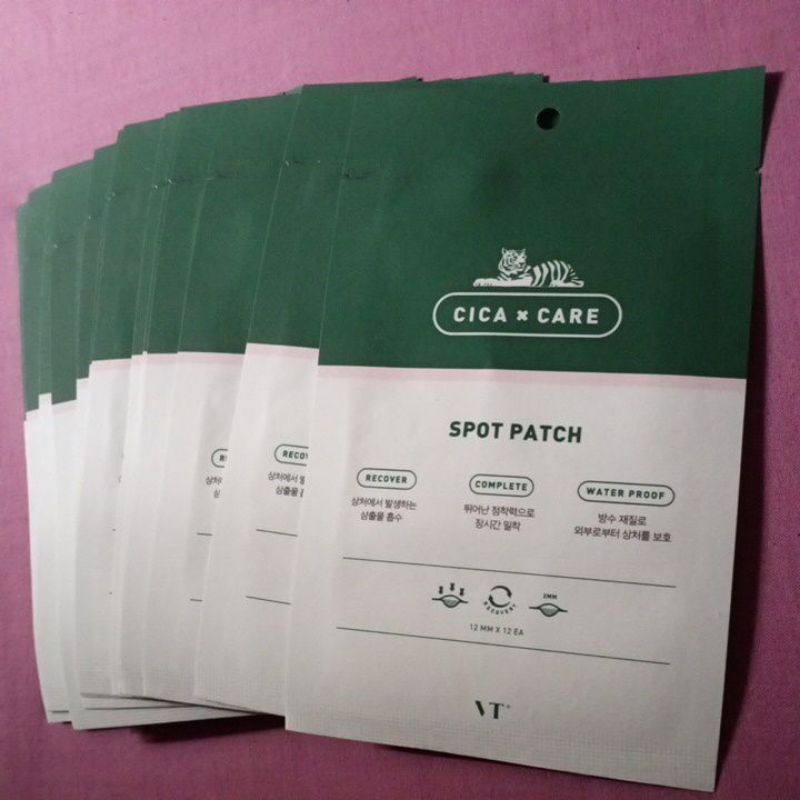 Jual VT COSMETICS CICA X CARE Spot Patch isi 12 patch / Acne Patch ...