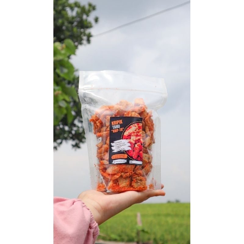 Jual Krip Ta (Kripik Tahu)-Makanan Ringan, Snack, Camilan, 200 gr ...