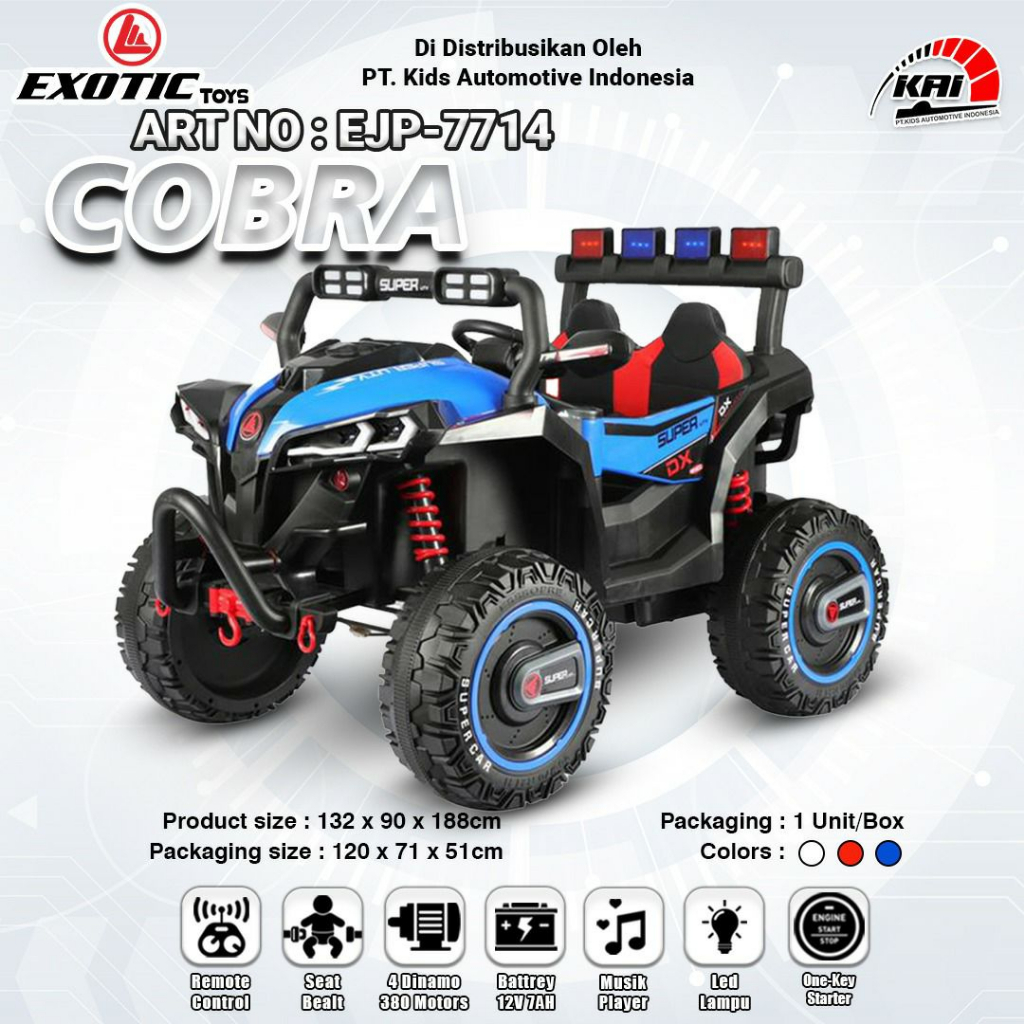 Jual MOBIL AKI MONSTER 4X4\\MOBIL AKI JUMBO JOK KULIT\\MOBIL AKI REMOTE ...