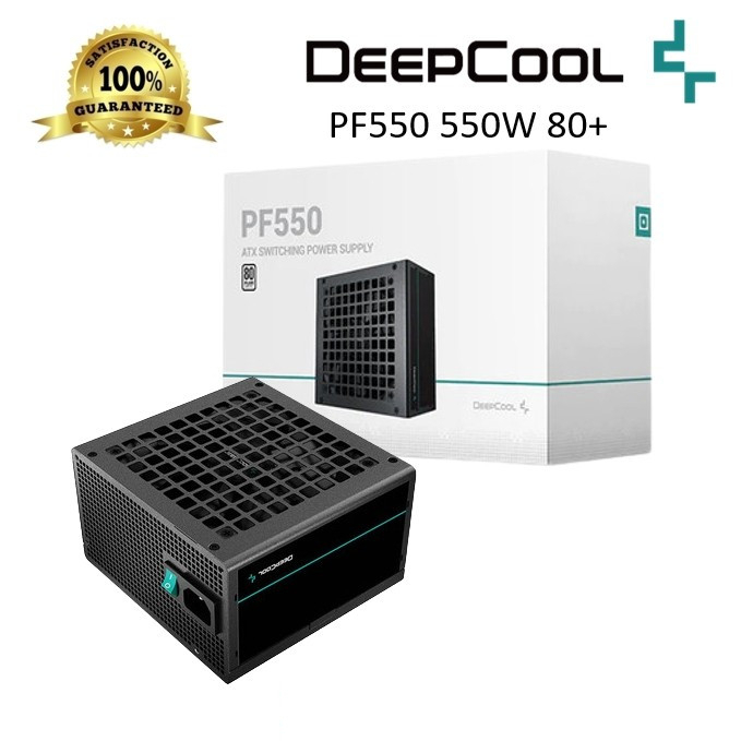 Jual Power Supply DEEPCOOL PF550 550W 80+ FLAT CABLE | Shopee Indonesia