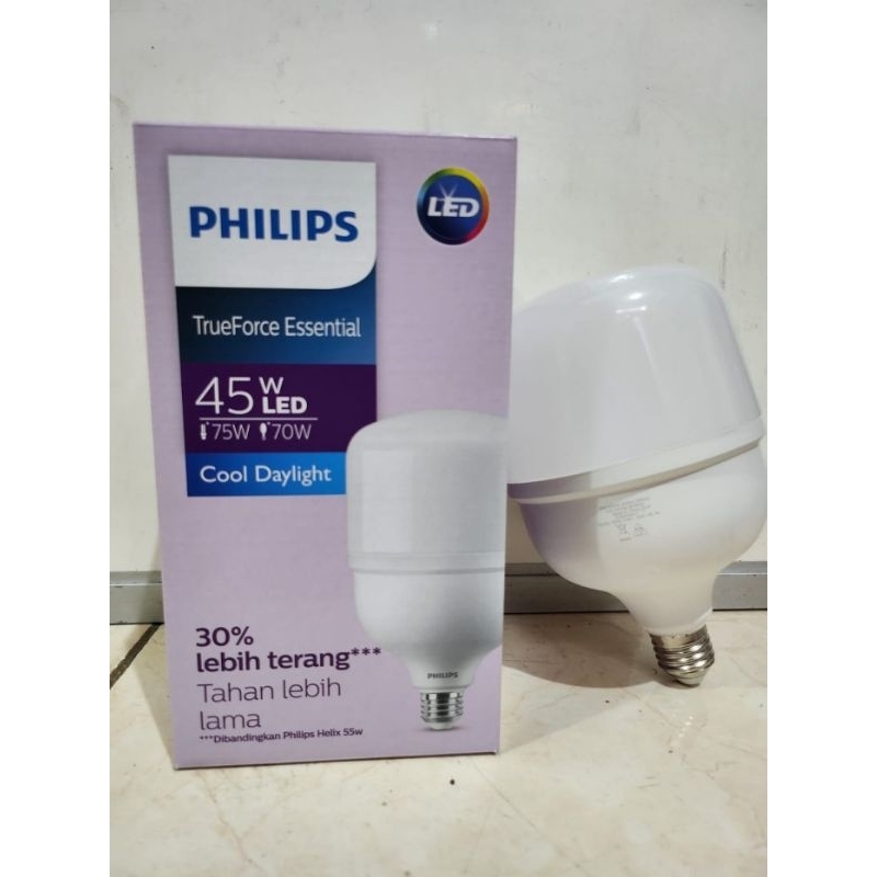 Jual Lampu Philips Ess Led 45 watt Jumbo Led Essential 45w Putih ...