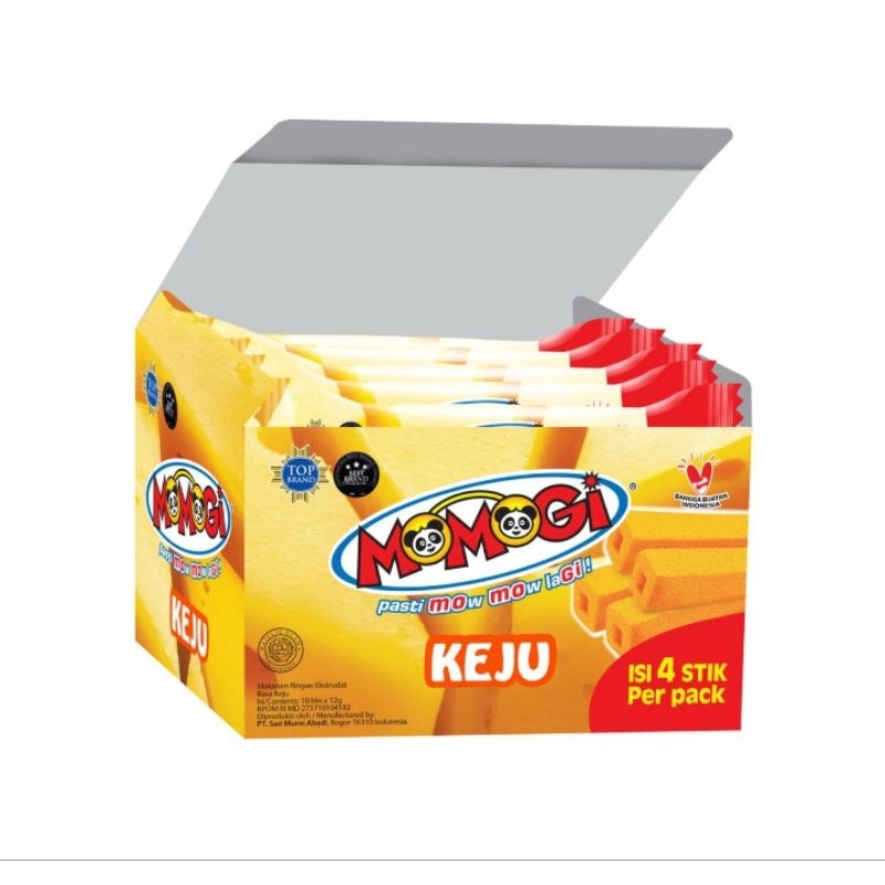 Jual Momogi snack rasa jagung bakar & keju makanan ringan wafer ...