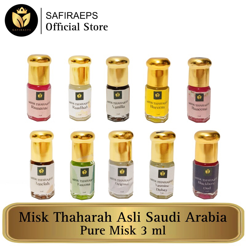 Jual ASLI Misk Thaharah Asli Saudi 3 ml Tanpa Campuran - Pure Misk ...