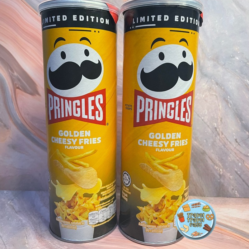 Jual Pringles Golden Cheesy Fries Flavour HALAL 102gr Snack Import ...