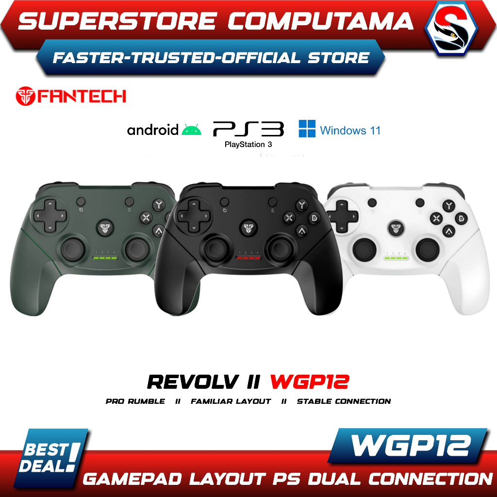 Jual Fantech REVOLVER WGP12 Wireless Gamepad WGP-12 | Shopee Indonesia