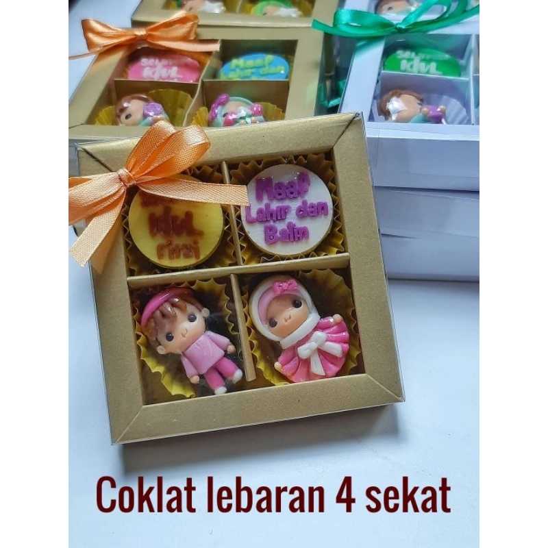 Jual coklat box/coklat sekat lebaran/coklat hadiah/coklat karakter ...
