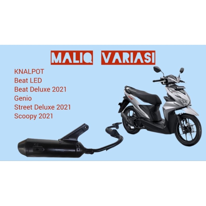 Jual Knalpot Original Beat Deluxe Genio Beat Led Street Deluxe | Shopee ...