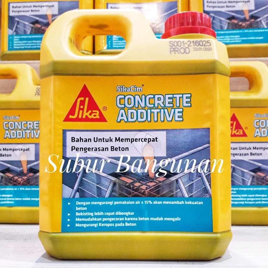 Jual Sikacim Concrete Additive 900 Ml Obat Pengeras Beton | Shopee Indonesia