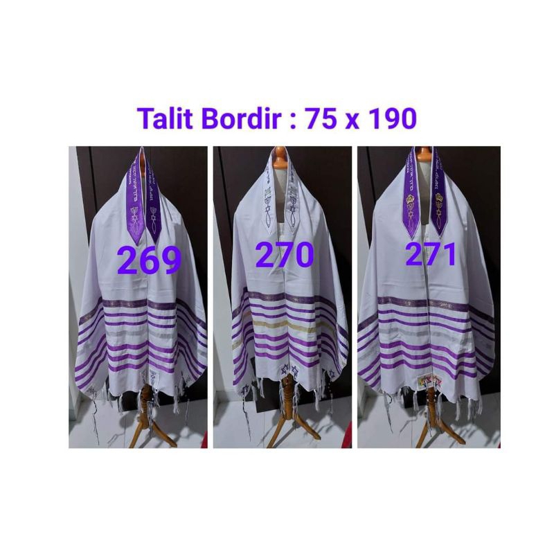 Jual Tallith / Tallitot / Jewish Prayer Shawl / Tallit | Shopee Indonesia