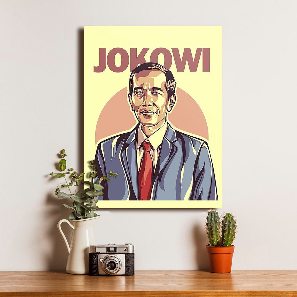 Jual Poster Presiden RI ke 7 Ir. Joko Widodo Jokowi 2 - Dekorasi Hiasan ...