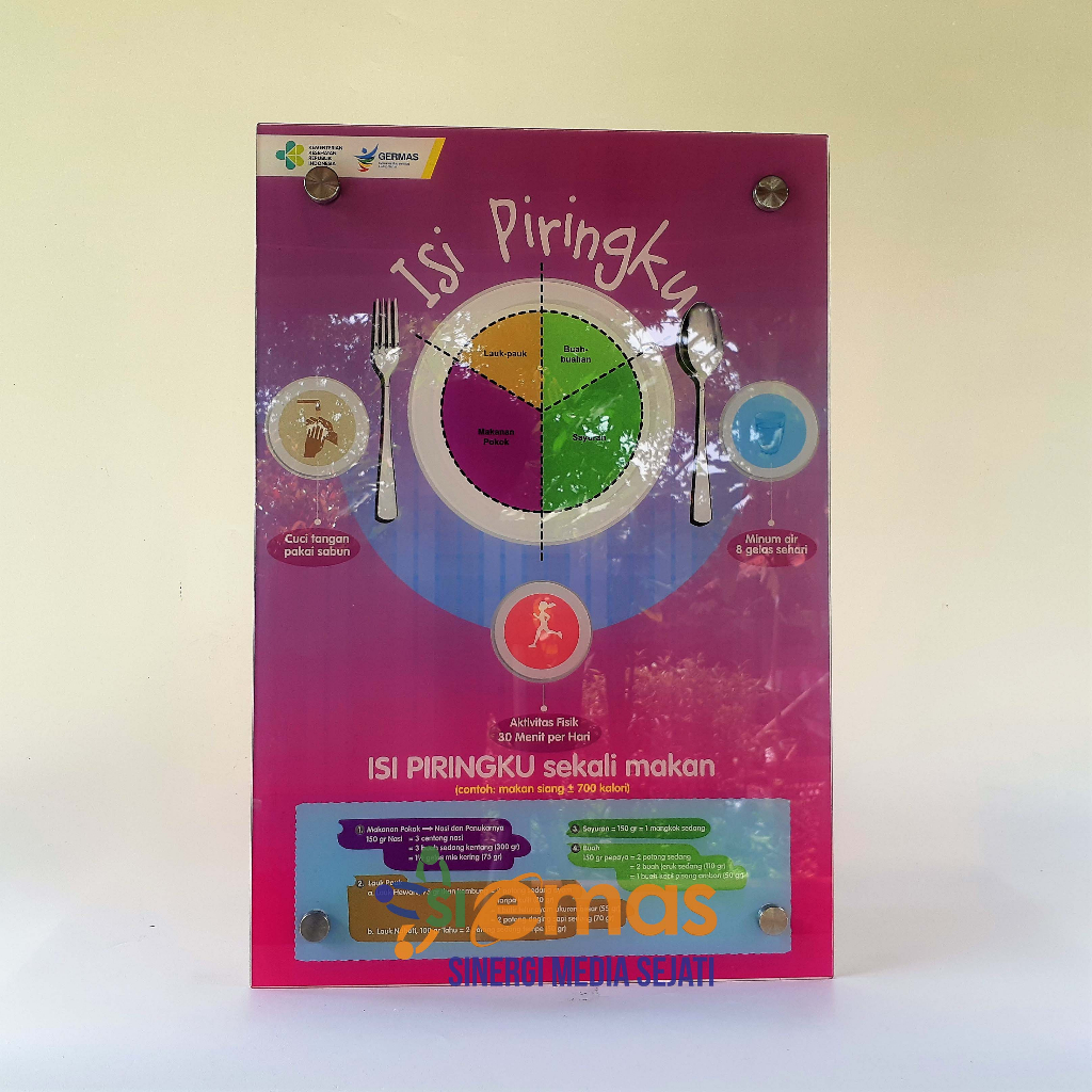 Jual Poster Promkes Isi Piringku, Poster Isi Piring Makanku | Shopee ...