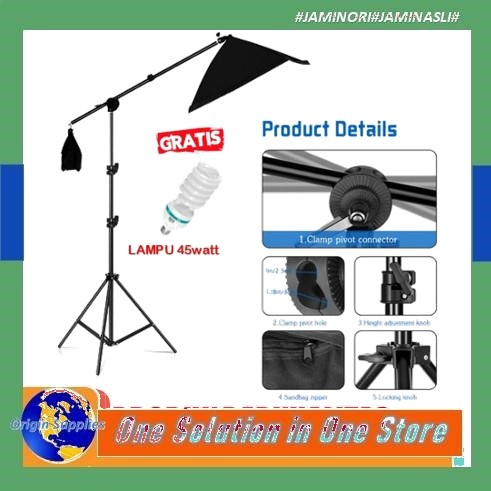 Jual Paket softbox Boom arm light stand | Shopee Indonesia