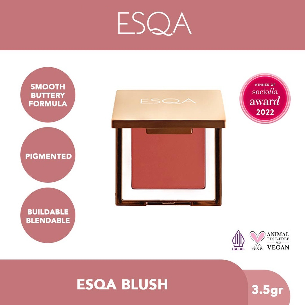 Jual ESQA Blush On 3,5gr | Shopee Indonesia