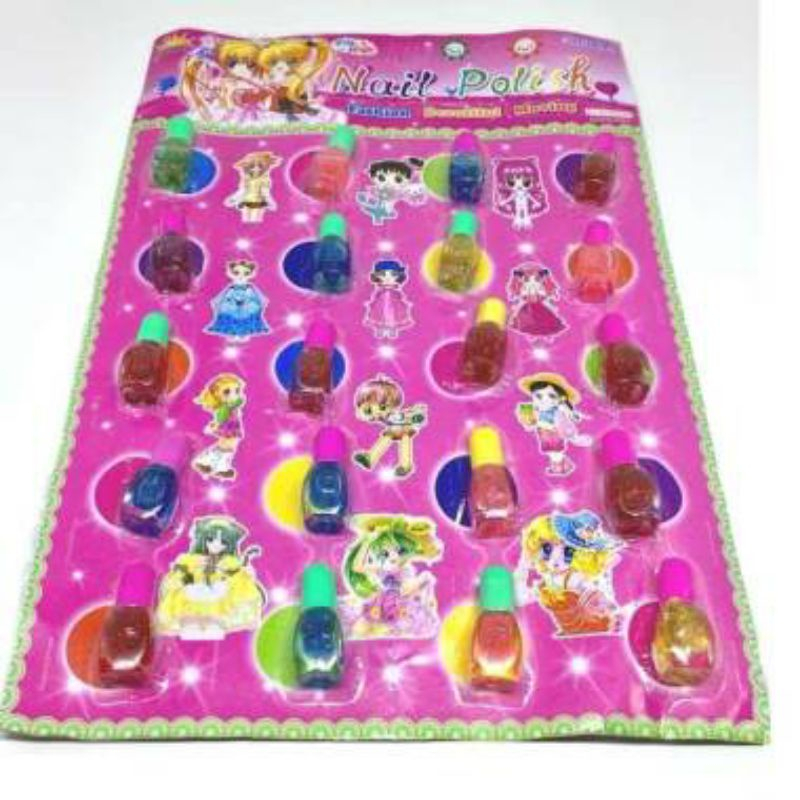 Jual KUTEK ANAK GLITER MURAH LEMBARAN ISI 20 | Shopee Indonesia