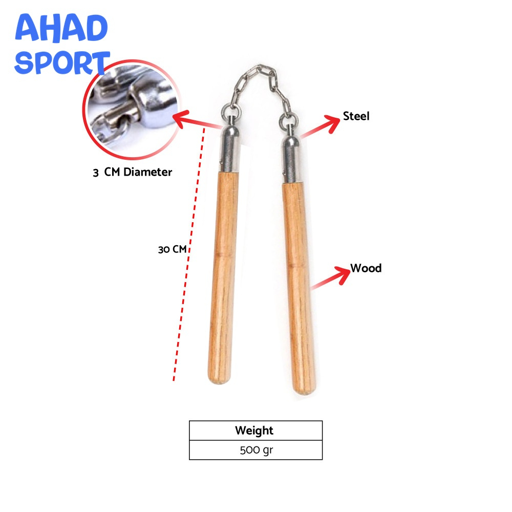 Jual Double Stick XL BUSHIDO Nunchaku Wood | Shopee Indonesia